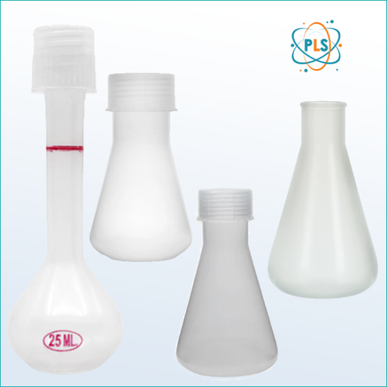 Plastic Flasks - Pearl Laboratory Supplies LLC